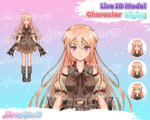 Stepping into Nostalgia with Vtuber Live2d Anime Vintage Girl for ...