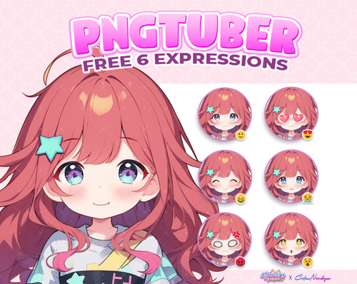PNG Tuber Character Ready to Use and Perfect for Live Streaming on Any ...
