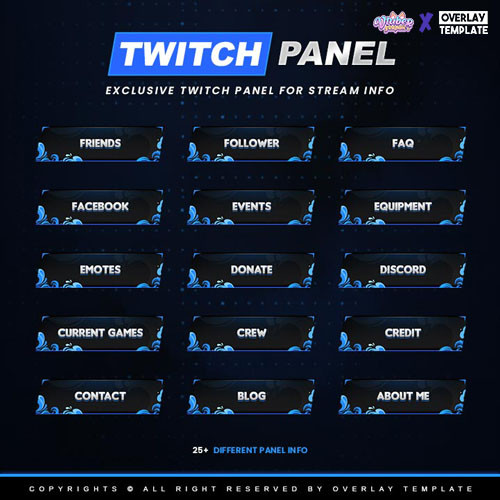 Eye-Catching Streamer Panels Wave Designed to Make Your Channel Stand ...