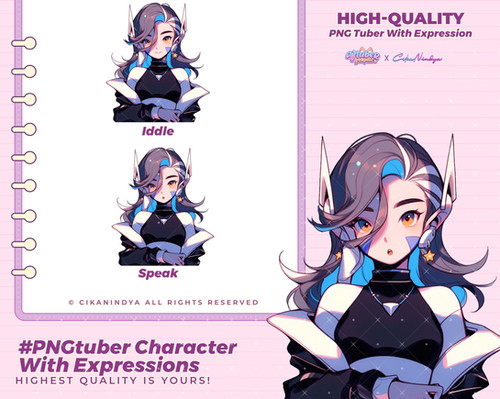 Maximize Viewer Engagement with Vibrant PNG Tuber Avatars for Streamers ...