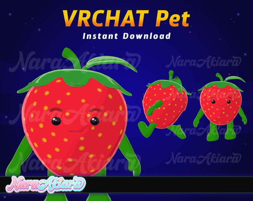 Cute Strawberry VRChat Pet Models: Add a Sweet Touch to Your Gaming ...