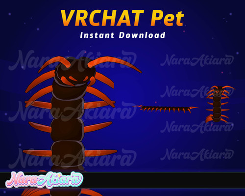 Crawl into Gaming with Our Uniquely Crafted Centipede VRChat Pet ...