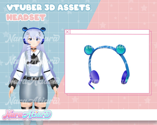 Unveil Unique 3D Headset VTuber Assets for Your Vtuber Model ...