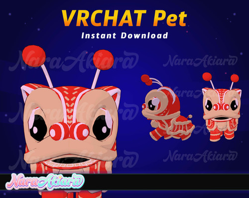Festive Lion Dance VRChat Pet Models: Add Cultural Charm to Your Gaming ...