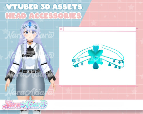 Immerse VTuber Personalities with Luxurious 3D Assets Head Accessories ...