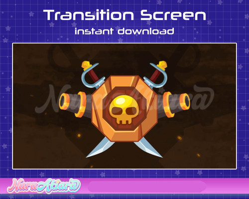 Skull Safeguard: Animated Shield Transitions for Vtubers | Vtubergraphic