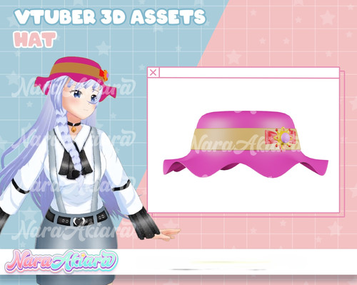 Personalize VTuber Characters with Dazzling 3D Assets Hats | Vtubergraphic