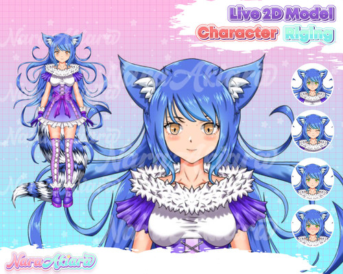 Unleash Your Inner Fox Spirit with a Captivating Vtuber Live2D Model ...