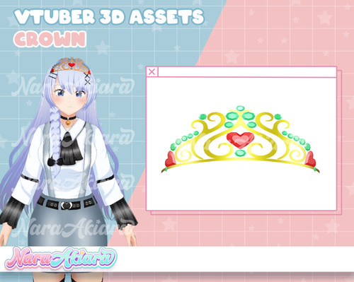 Stand Out with Unconventional 3D VRoid Crowns for Your Vtuber Model ...