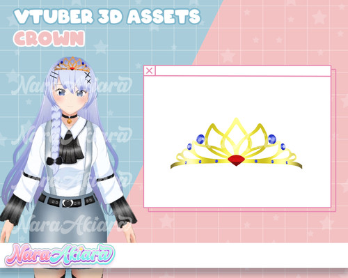 Discover New Dimensions with 3D VRoid Crowns for Your Vtuber Model ...