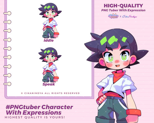 Captivate Your Audience with Expressive PNG Tuber Male for Streamers ...