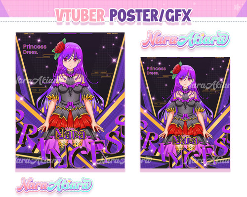 Capture Attention with Stunning Vtuber Posters for Social Media | Vtubergraphic