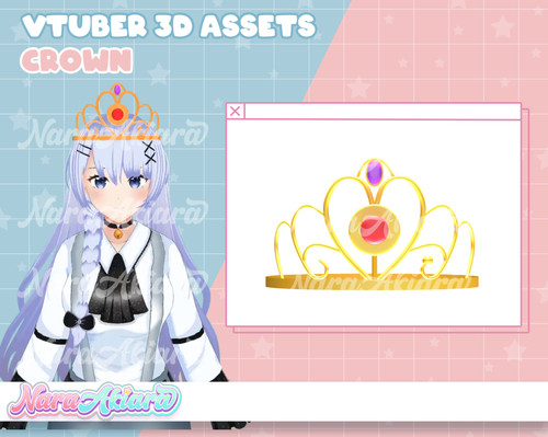 Personalize Your VTuber Style with 3D VRoid Crowns for Live Streaming ...