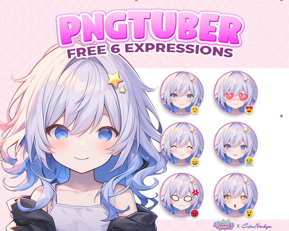 Add a Unique Twist to Your Streams with Creative PNG Tuber Girl Designs ...