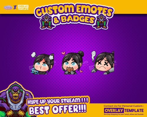 Wraith Apex 2 Legendary Emote Painting for Streamers and Gamers ...