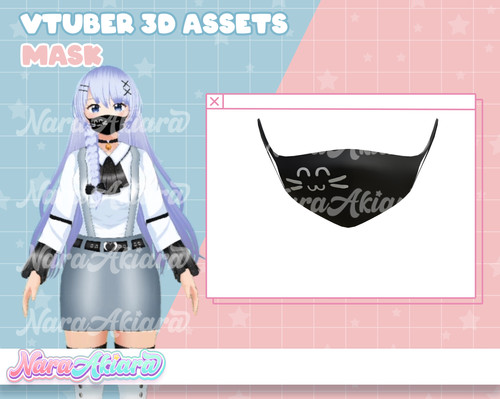 Level Up Your Virtual Game with Unique 3D VTuber Mask | Vtubergraphic
