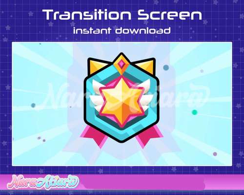 Starlit Shifts: Gold Star Wing Animation Transitions for Vtubers ...