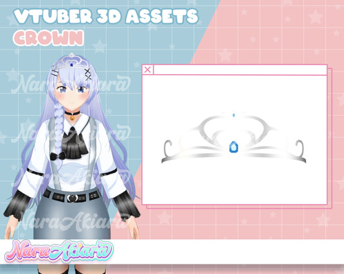 Enchanted Elegance Adorning VTuber Models with 3D VRoid Crowns ...
