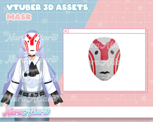 Discover Unmatched Creativity with 3D Mask Assets for Vroid Model ...