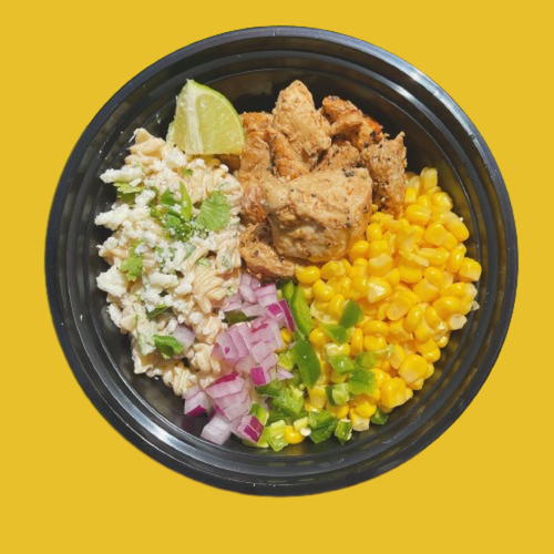 BOWL A: Elote Chicken Pasta | Hot Body Bowls