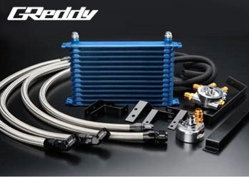 TRUST/GREDDY 13 ROW OIL COOLER & RELOCATION KIT JZX90 | AlphaProject ...