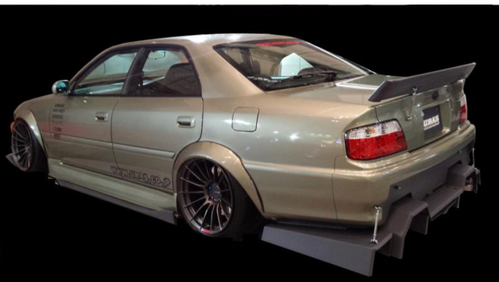 URAS JZX100 Chaser Rear 6Pcs Splitter | AlphaProject Imports