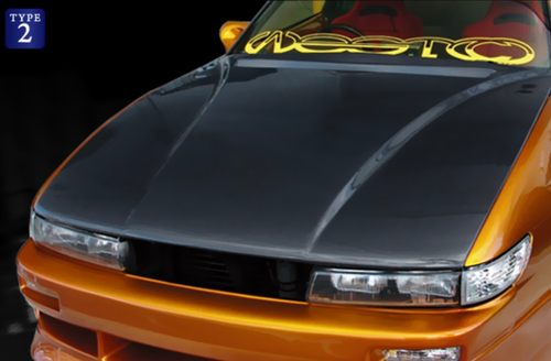 ORIGIN LABO S13 SILVIA TYPE 2 BONNET FRP | AlphaProject Imports