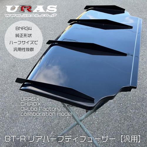 URAS GTR DIFFUSER HALF TYPE FIN SET | AlphaProject Imports