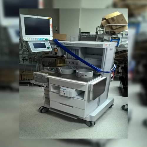 GE Healthcare Aestiva Anesthetic Machine with monitor and Module rack