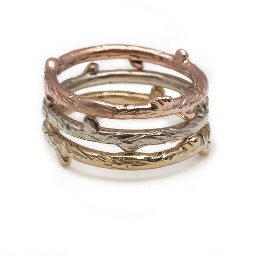 Gold Branch Rings | jivita