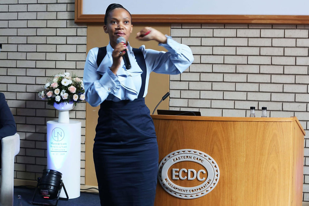 Lwandy Ngebe's Masterclass in Banking & SARS ComplianceECDC - Eastern Cape Development Corporation