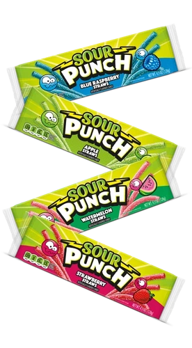 Sour Punch medicated straws-1000mg THC-A | The Gram