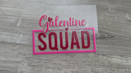 Galentine Squad UVDTF Decal | Duddy Designs