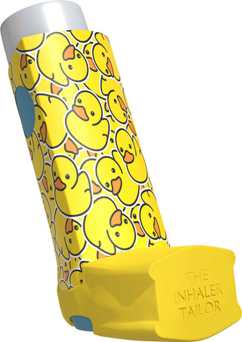 Inhaler Cover for Blue Inhaler and Brown Inhalers - Rubber Ducks Design ...
