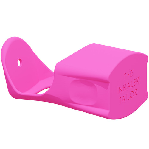 Hot Pink Silicone Mouthpiece Holder | The Inhaler Tailor