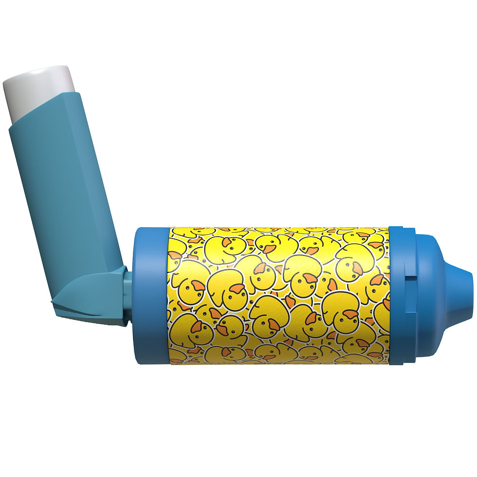 Rubber Ducks Spacer Cover | The Inhaler Tailor