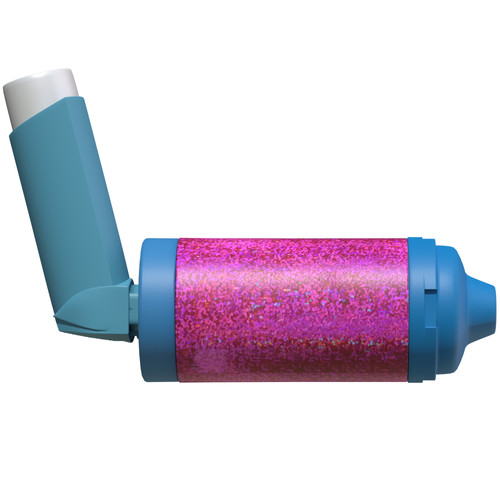 Pink Glitter Spacer Cover | The Inhaler Tailor