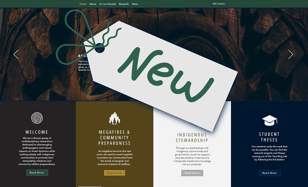 Welcome to the New and Improved UBC Tree Ring Lab Website!