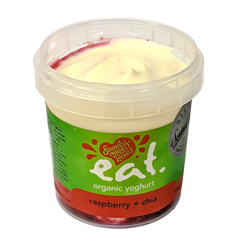 Raspberry + Chia Gourmet Yoghurt | Eat Organic Yoghurt