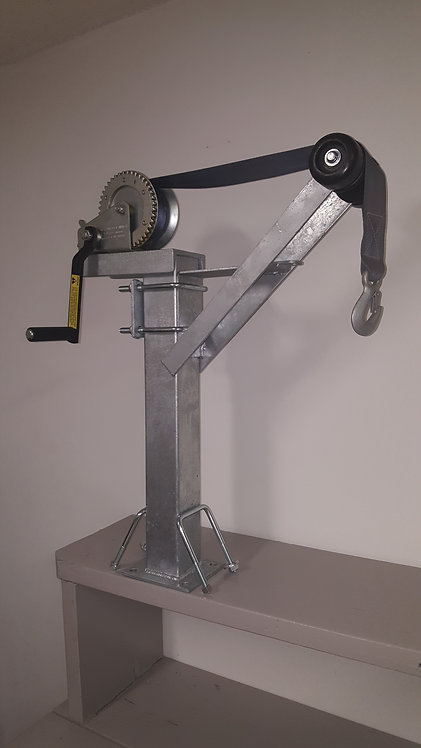 Heavy Duty Adjustable Winch Stand w/1400lbs (Galvanized) | Die-Matic ...