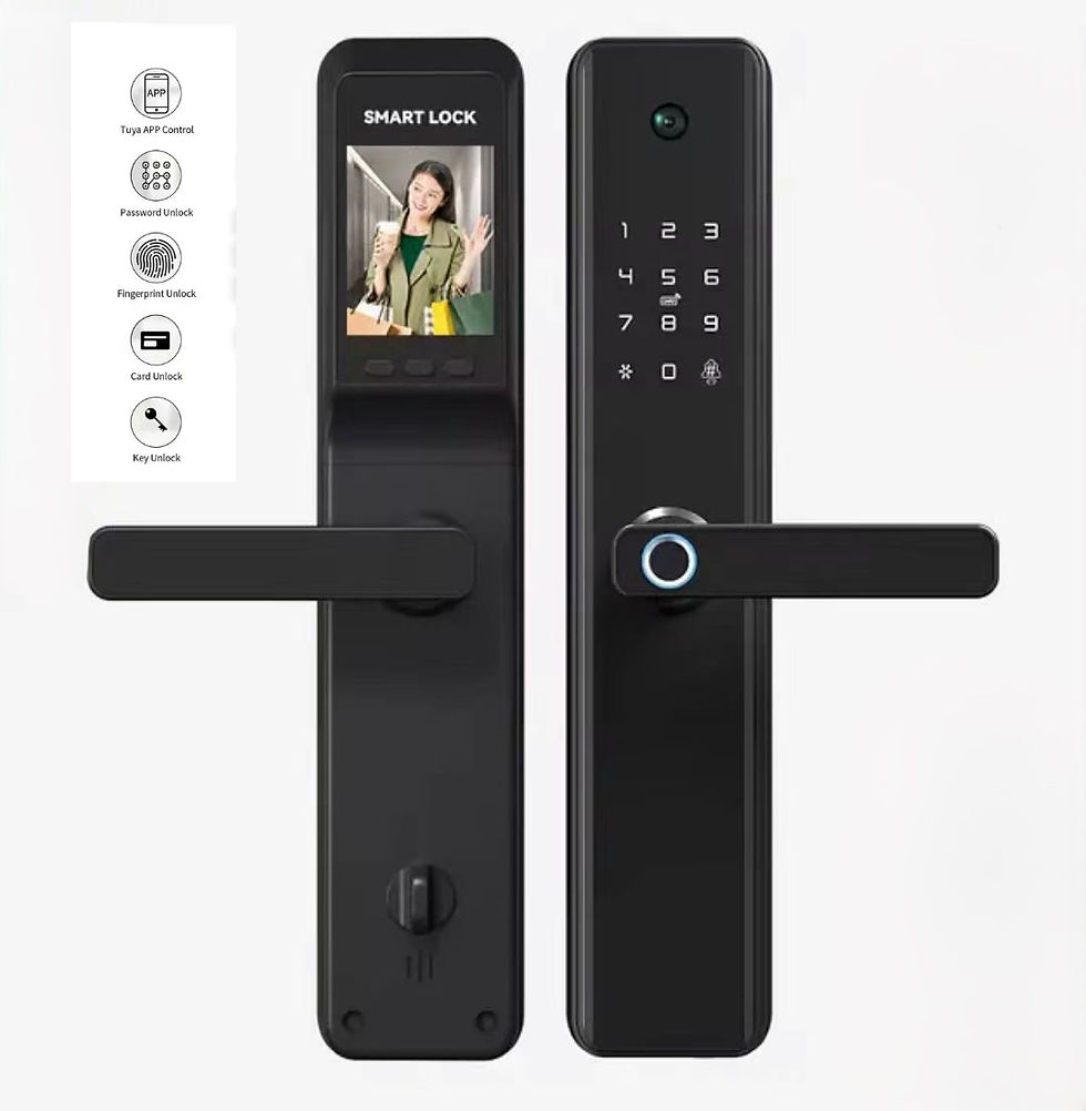 Smart K1 Pro Smart Door Lock with Camera | Peakzone Trading