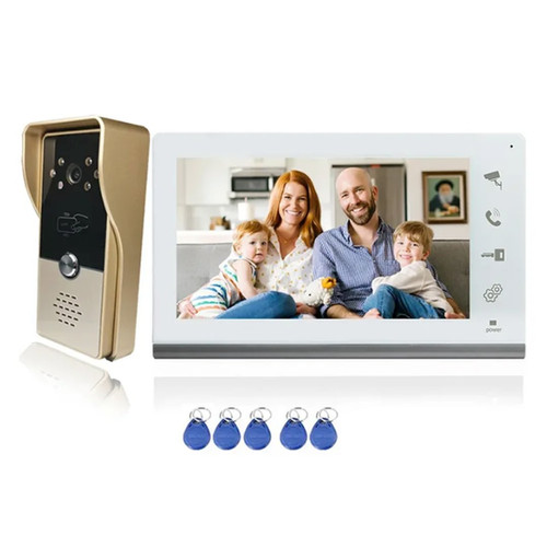 7 Inch Night Vision Video Intercom Doorbell | Peakzone Trading