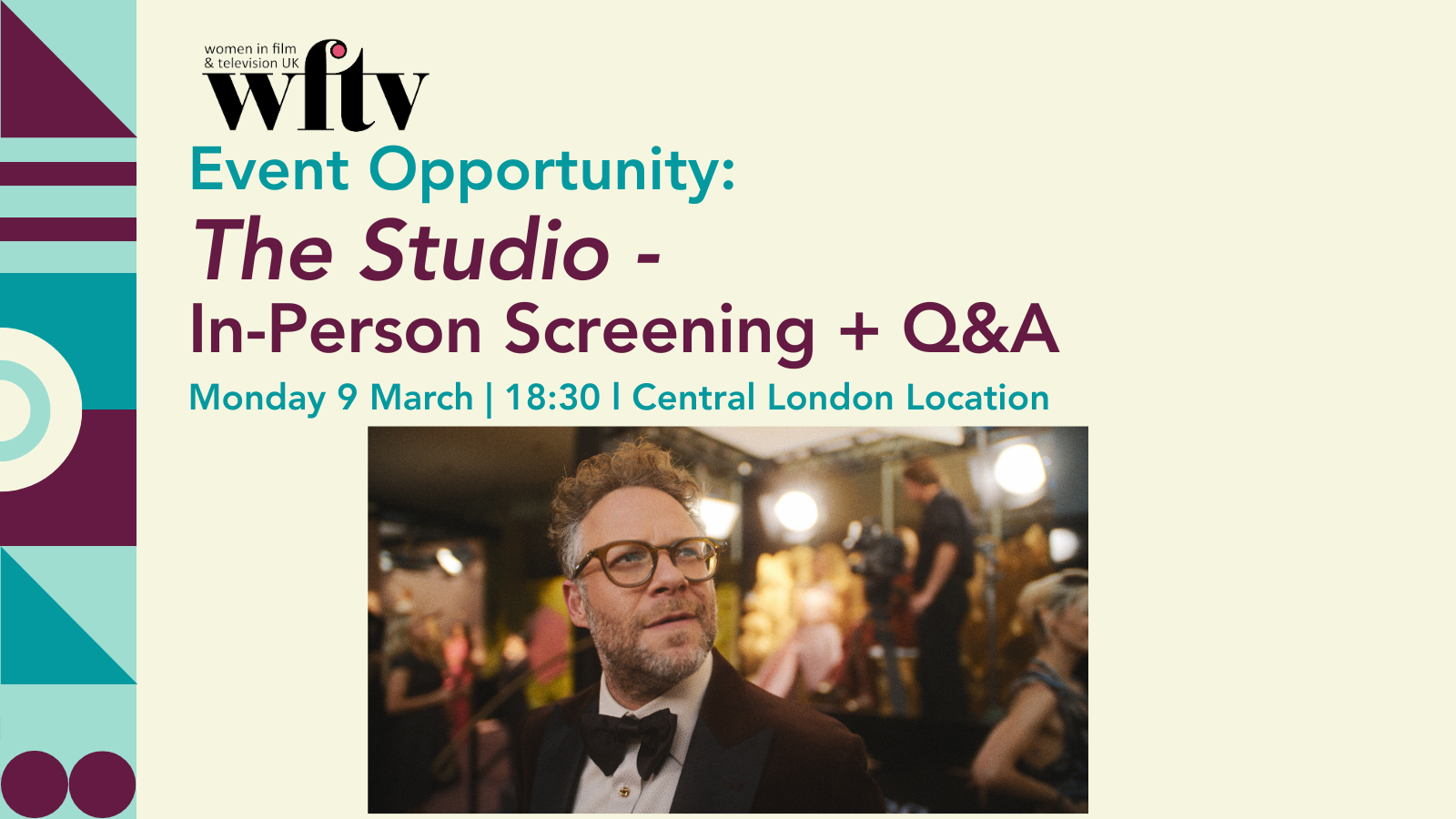 [FULLY BOOKED] Event Opportunity: The Studio: In-Person Screening + Q&A ...