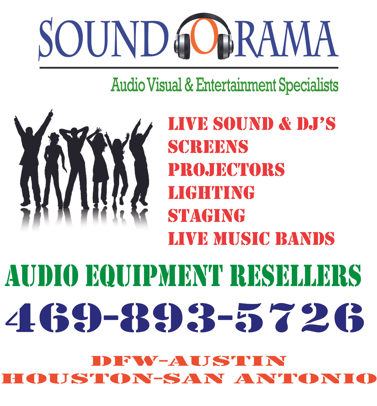 Audio, LED Walls, Lighting Equipment Rentals | Sound O Rama LLC|Texas