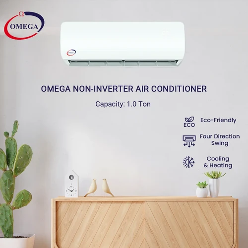 OMEGA 1.0 Ton Non Inverter Wall Mounted Air Conditioner | Madhyapur ...