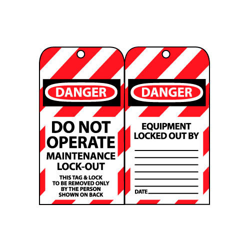 Lockout Tags - Do Not Operate Maintenance Lock-Out | Axiom Rail Services