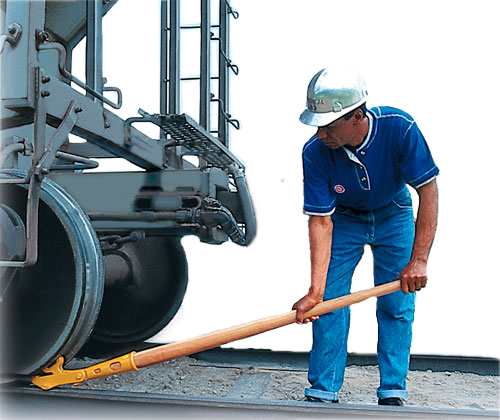 Manual Car Mover With Guard | Axiom Rail Training