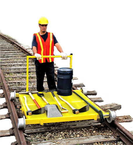 Steel R.R. Push Cart | Axiom Rail Training