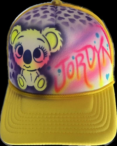 Personalized Graffiti Hats for Kids Toddlers by Airbrush artist Mr ...