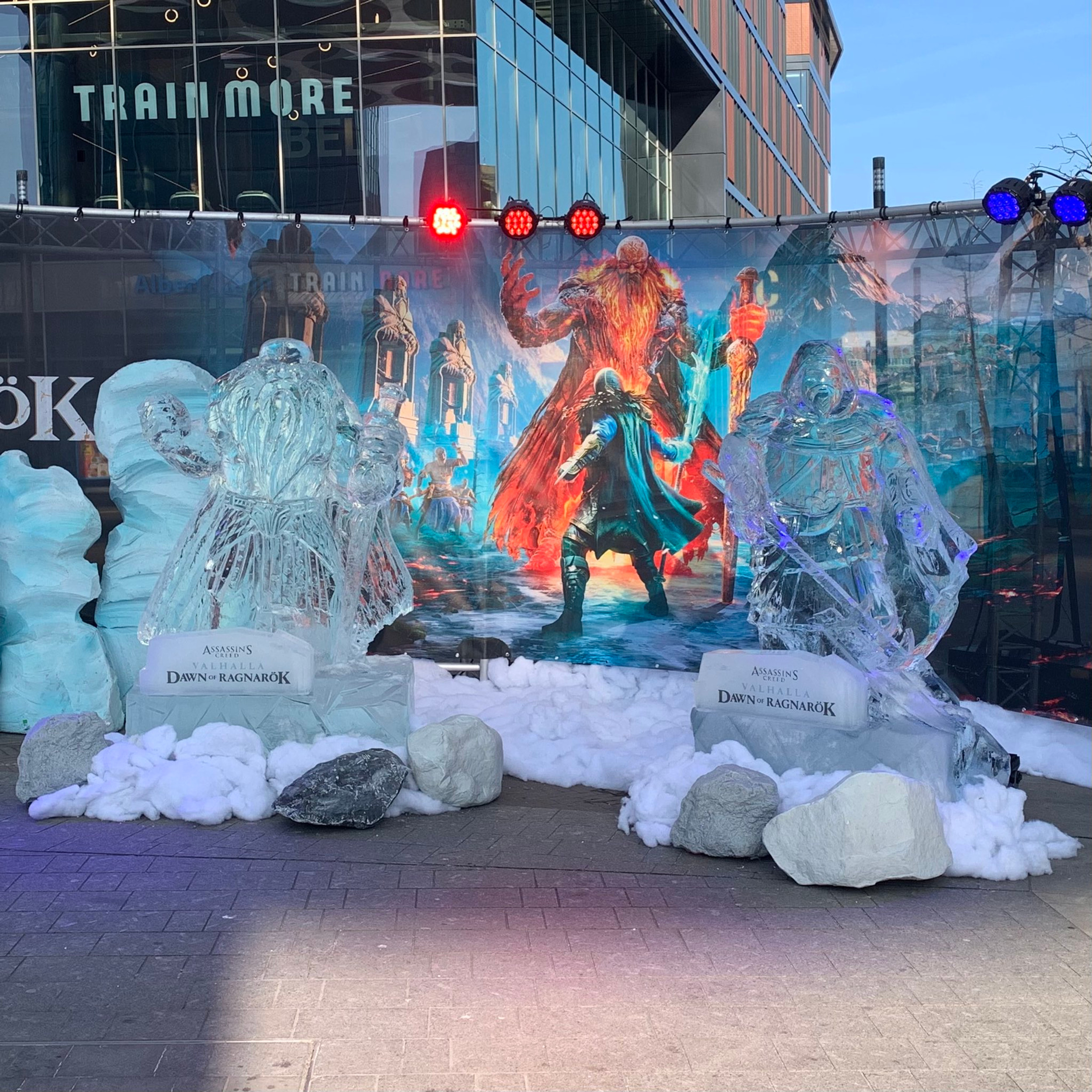 Assassin's Creed: Dawn of Ragnarok Promo Event - Ice Sculptures